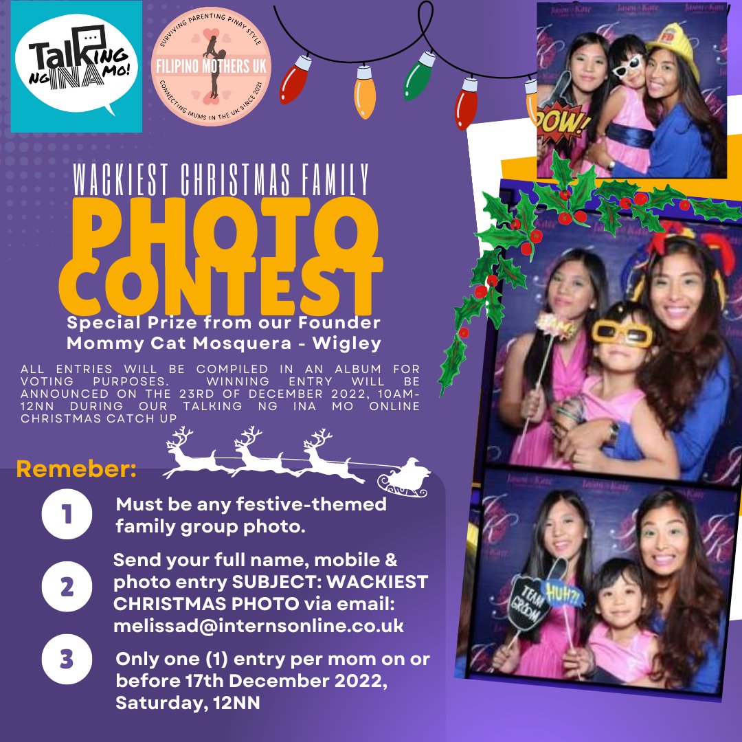 Filipino Mothers UK celebrates Christmas with online party - Tinig UK